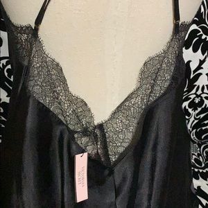 Victoria's Secret | Intimates & Sleepwear | Vs Choker Lace Satin Slip ...